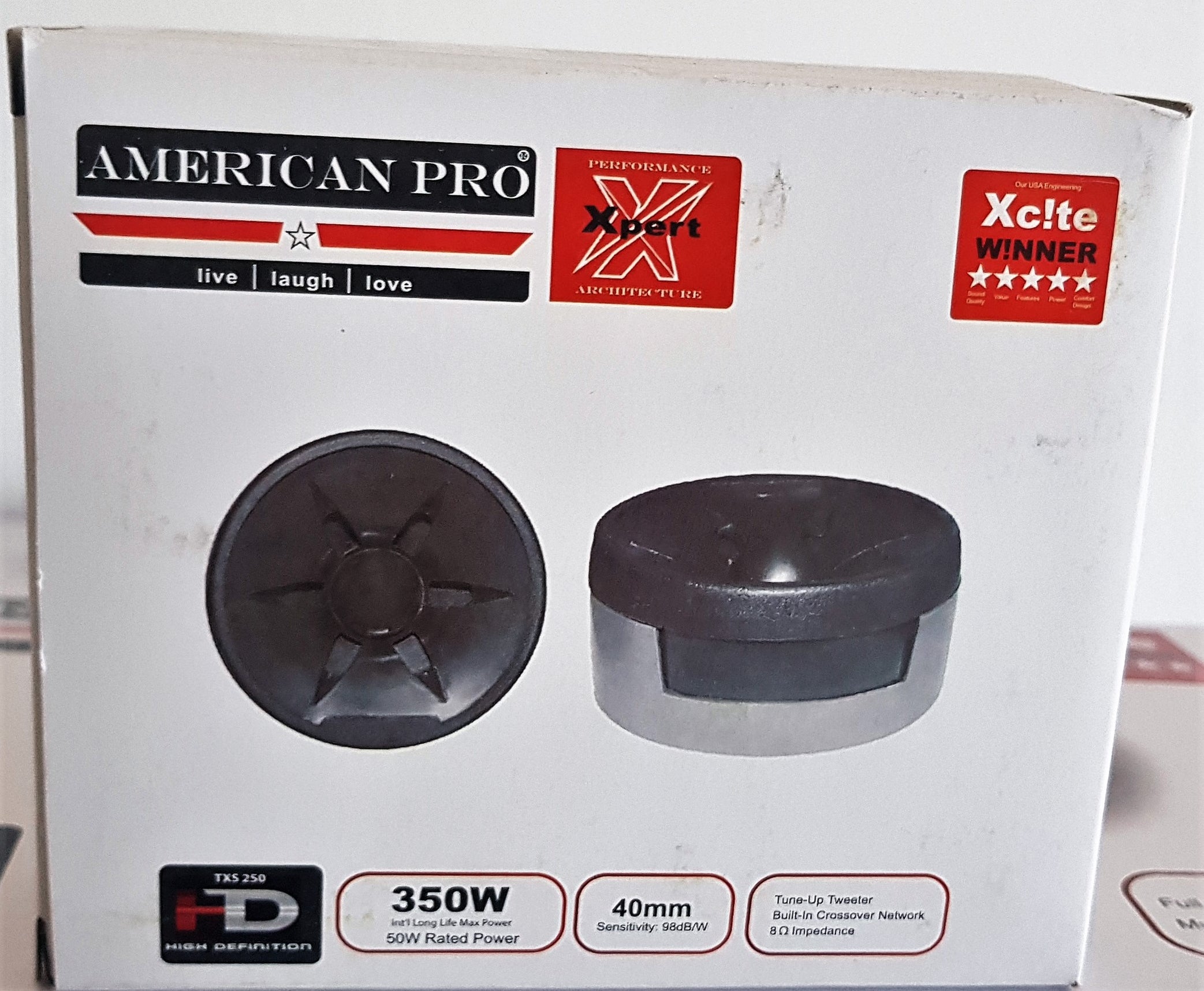 American Pro 40mm 350 Watts Tweeter — Mobile Acoustics